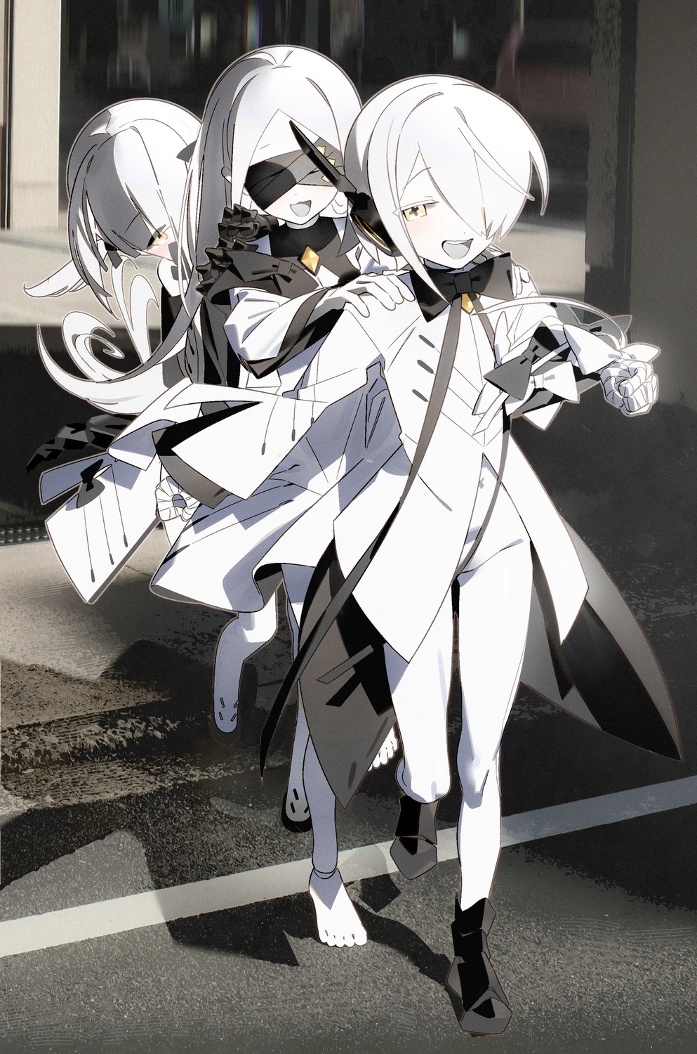 bm tol blue archive ein (blue archive) ohr (blue archive) sof (blue archive) bandages loli nopan ...